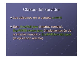 Ejemplo Java Rmi | PDF
