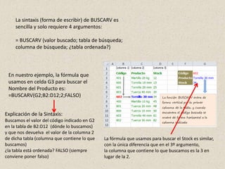 Ejemplo buscarv | PPTX