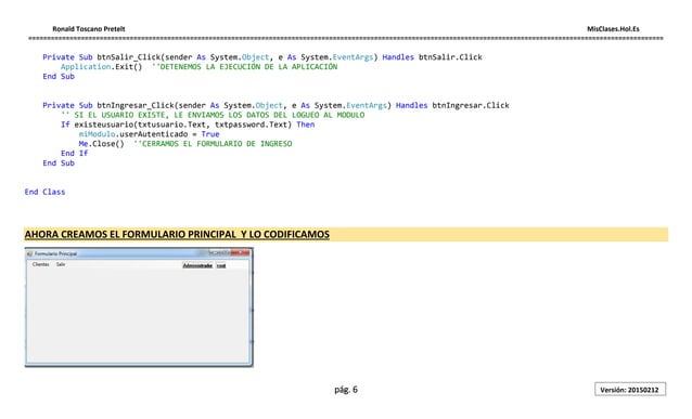 Ejemplo con control de permisos o niveles de usuario | PDF