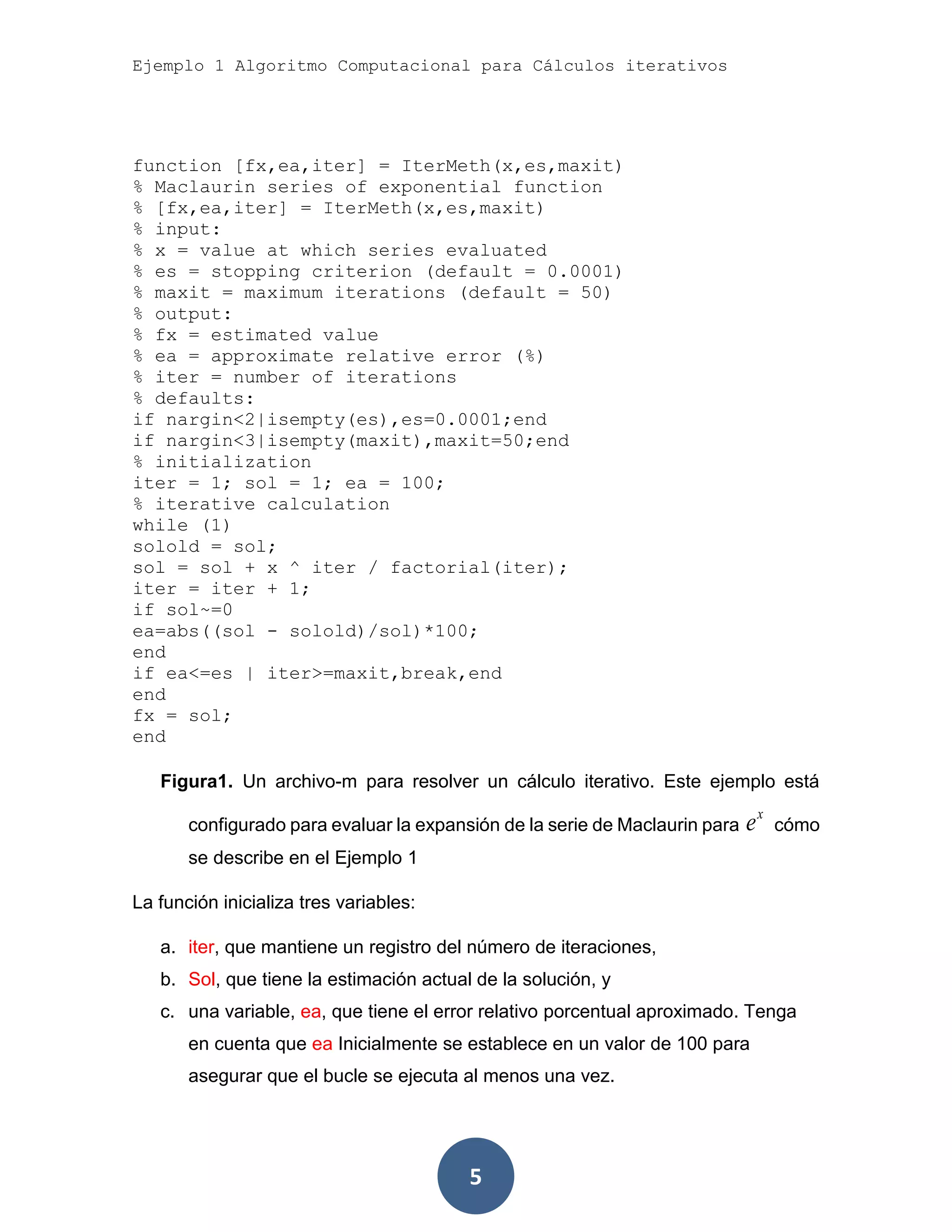 Ejemplo de serie de maclaurin exponencial | PDF