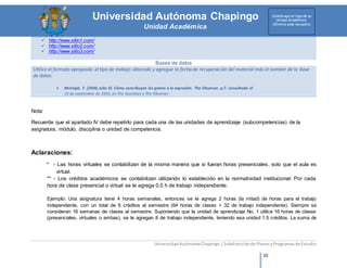 Ejemplo de un programa de estudio | DOC