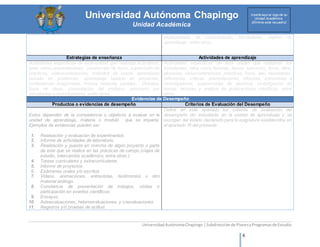 Ejemplo de un programa de estudio | DOC