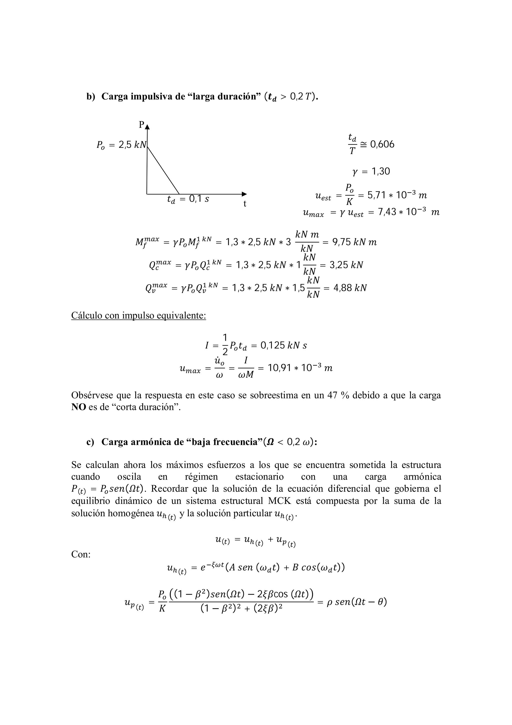 Ejemplo dinamica estructural | PDF