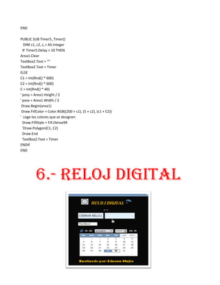 ejemplos gambas | PDF