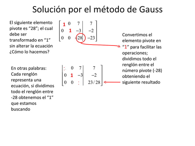Método de Gauss | PPT