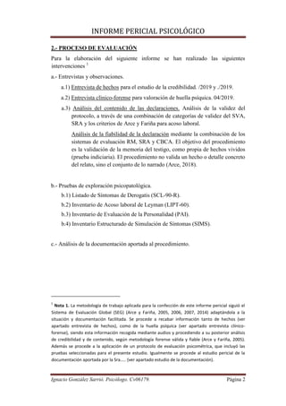 bolsillo Cita mordedura informe pericial psiquiátrico ejemplo Analítico tomar enlace
