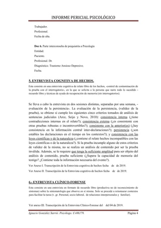 bolsillo Cita mordedura informe pericial psiquiátrico ejemplo Analítico tomar enlace