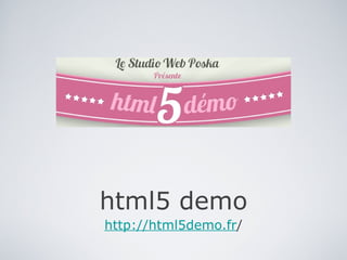 Ejemplos de sitios con HTML5 + CSS3 + jQuery | PPT