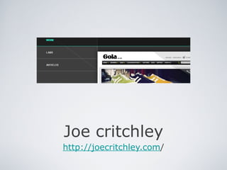 Ejemplos de sitios con HTML5 + CSS3 + jQuery | PPT