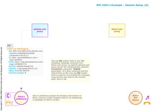 Ejemplos SIP RFC 3261 | PDF