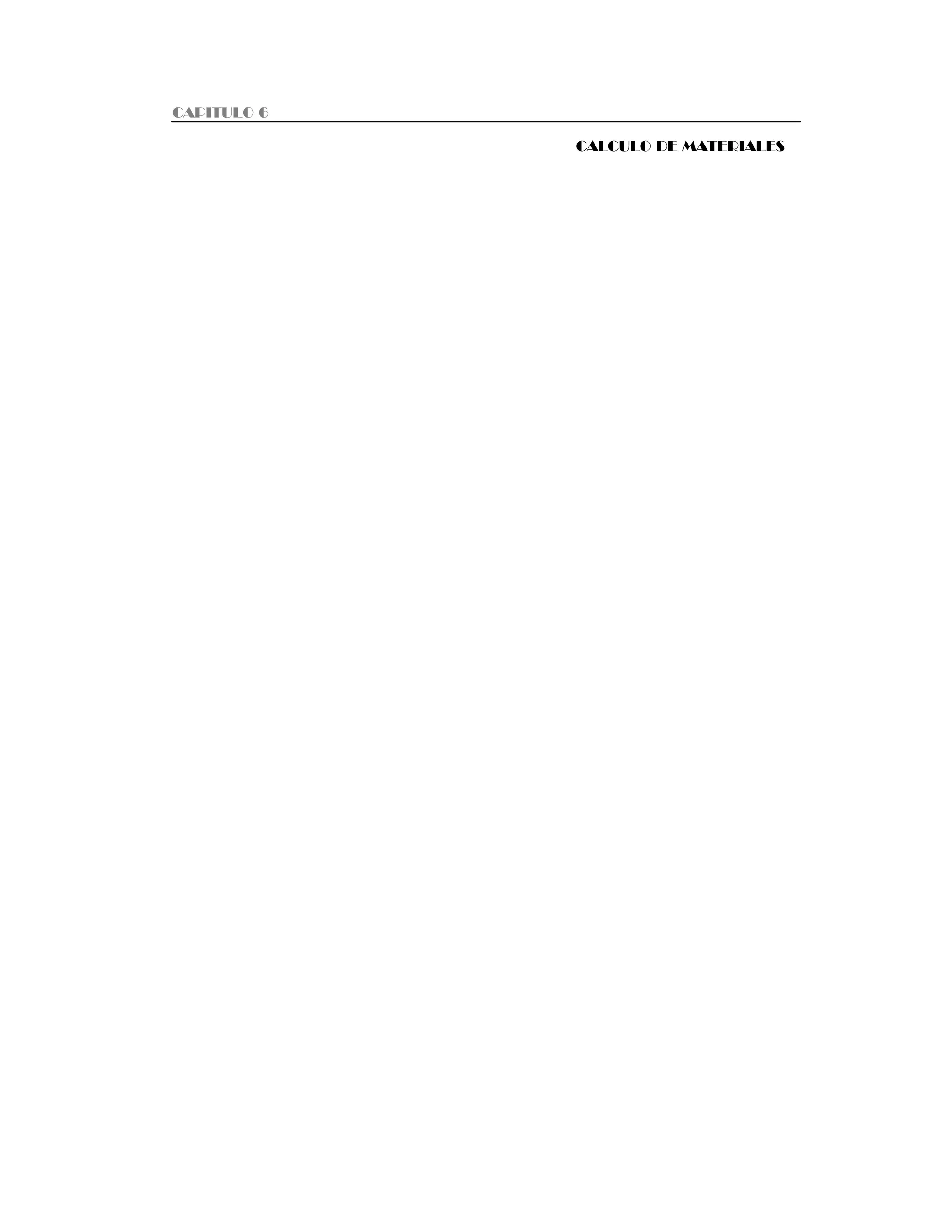 EJEMPLOS DE CÁLCULO DE MATERIALES | PDF
