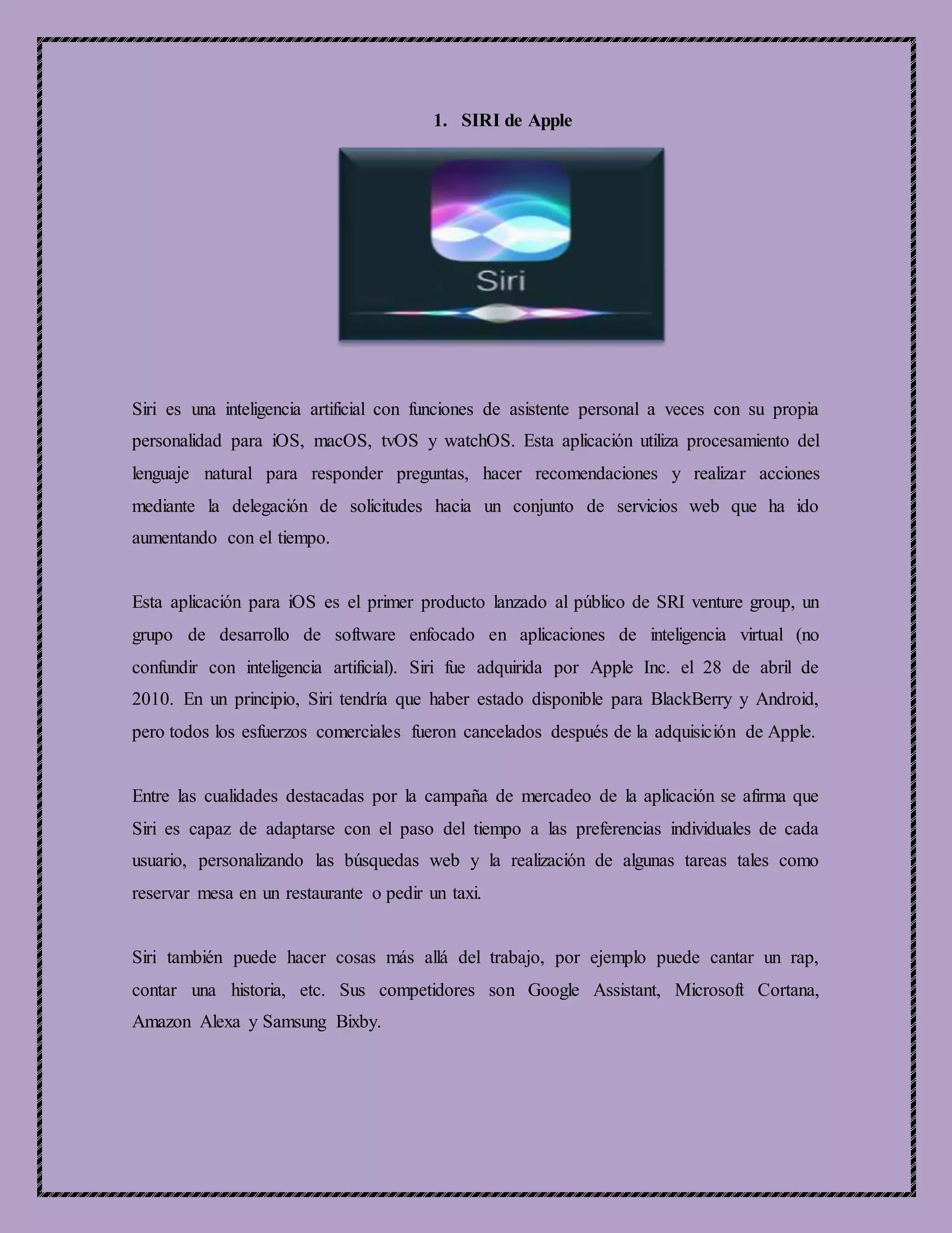 Ejemplos de comando de voz | PDF