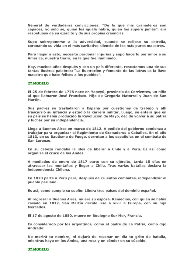 Ejemplos de discursos para actos escolares | PDF Ejemplos de discursos para actos escolares | PDF