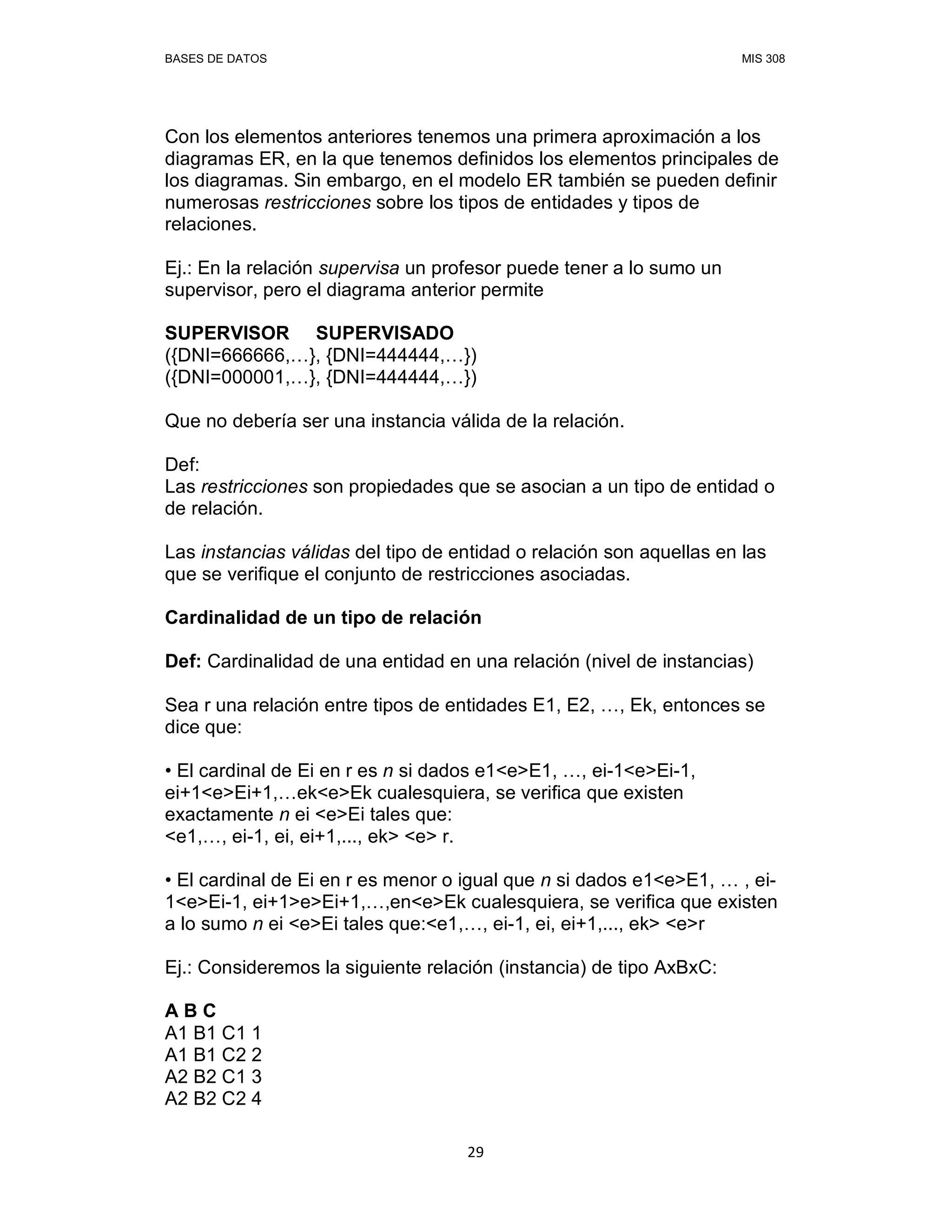 Ejemplos de entidad relacion | PDF