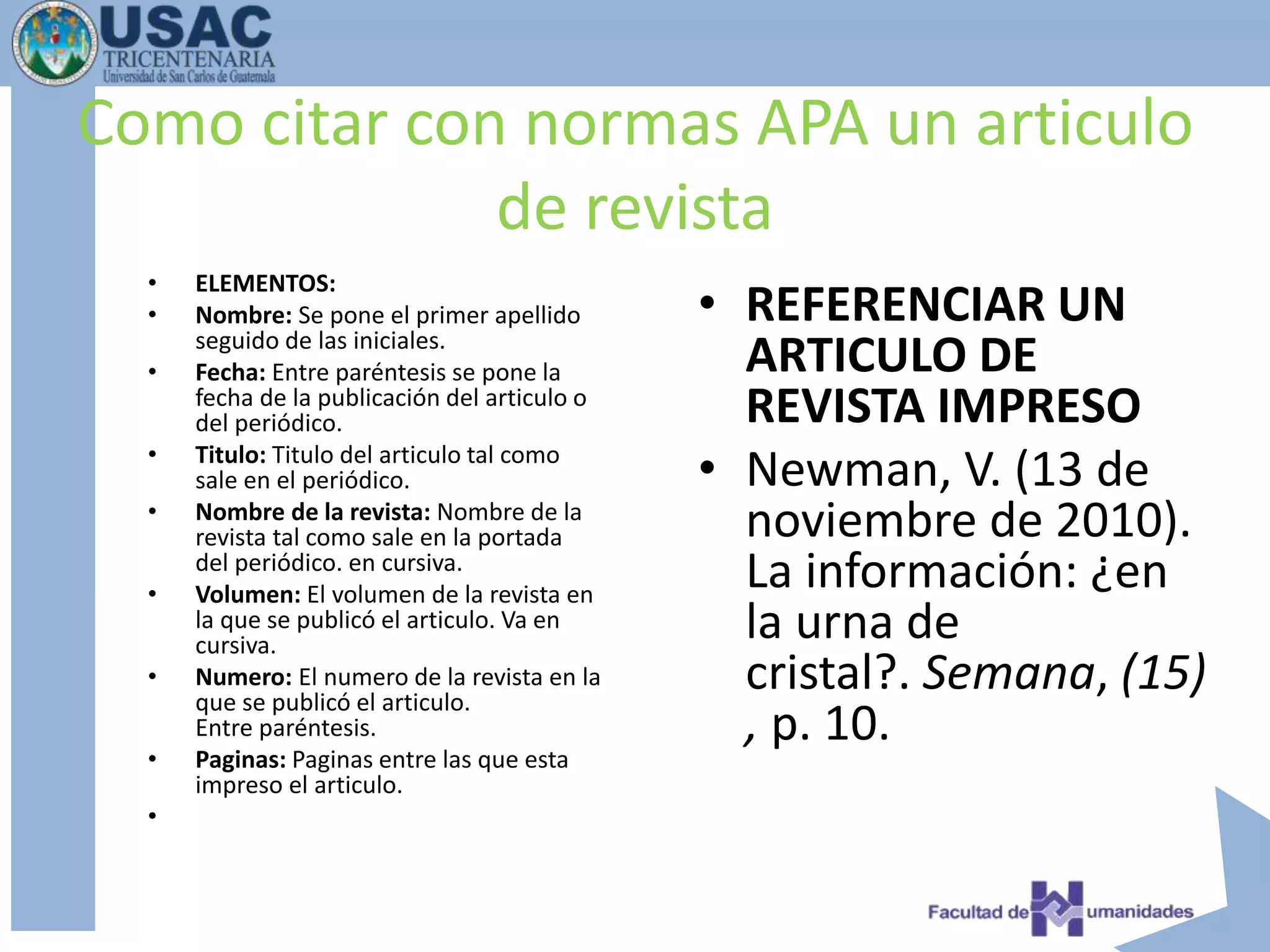 Ejemplos de normas apa | PPTX | Publishing Industry | Industries