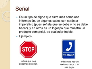 Ejemplos de signos y modificación de la lengua | PPTX