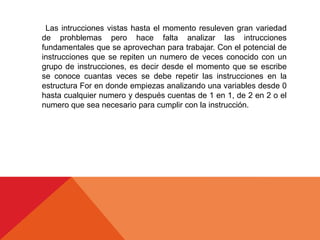 Estructura "For" Diagramas de Flujo | PPTX