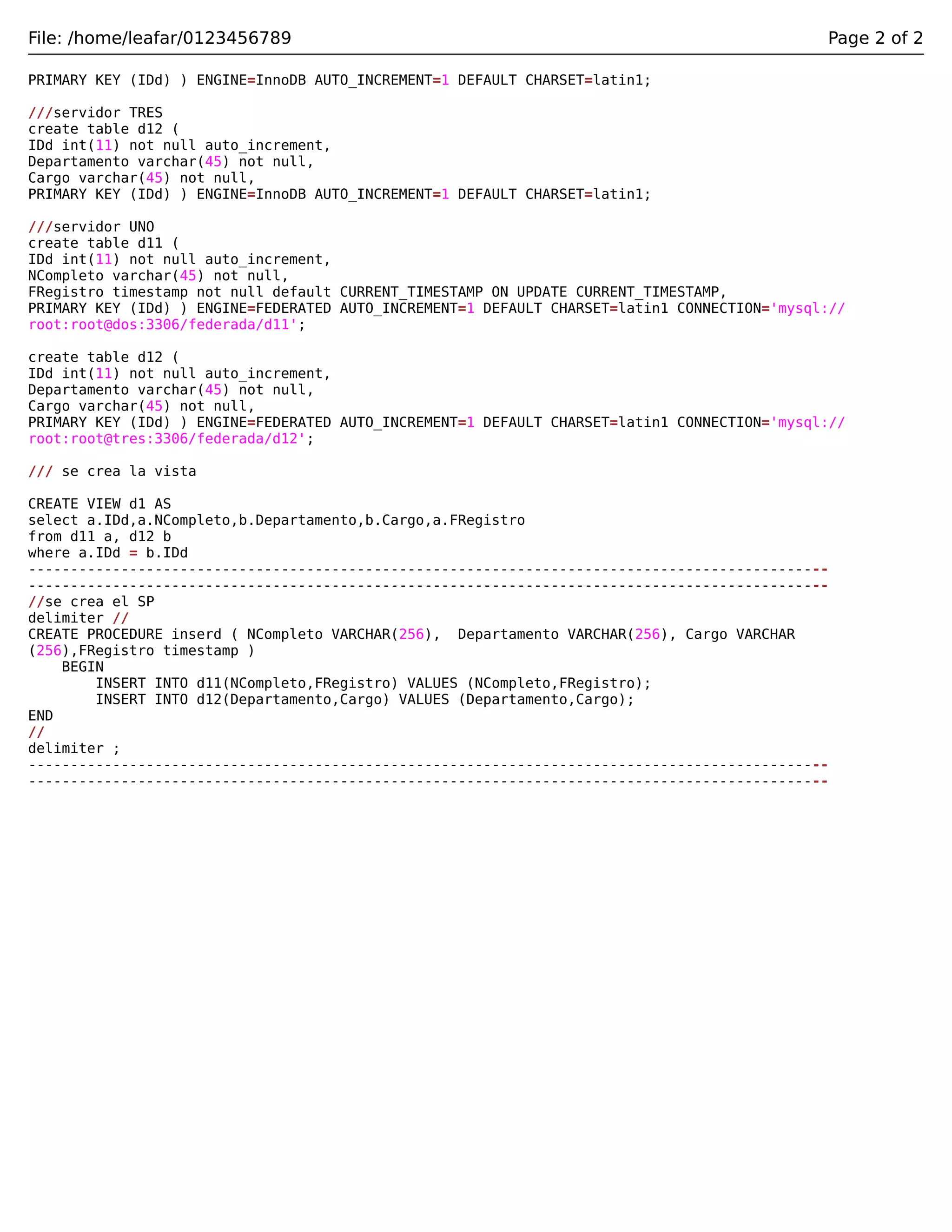 Ejemplos frag vertical_horizontal_mysql | PDF