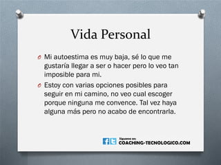 Ejemplos de la utilización del COACHING PERSONAL en la VIDA PERSONAL | PDF