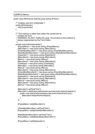 Ejemplos Interfaces Usuario 3 | PDF