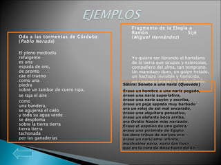 Ejemplos poemas | PPT