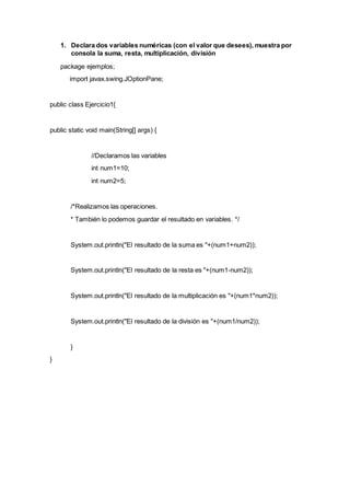 Ejemplos robert miguel | PDF