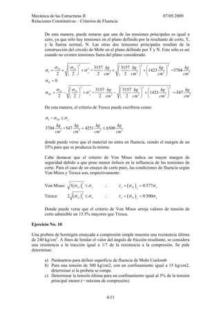Ejemplos tresca y von | PDF