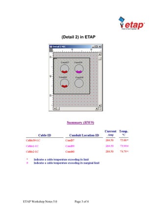 Ejemplo ugs ETAP | PDF