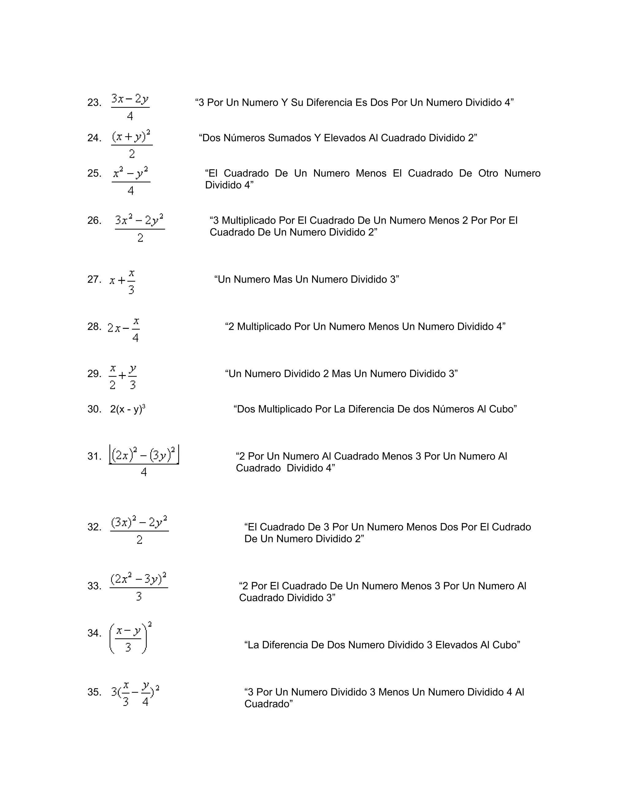 Solución De Ejercicios de Matemáticas | DOC