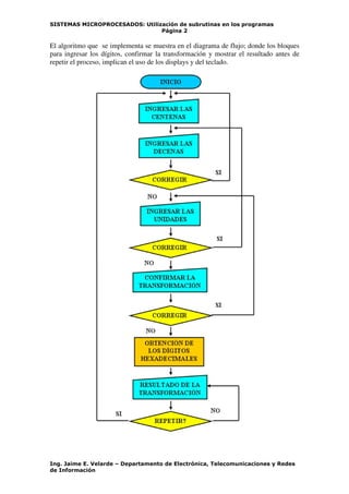 Ejercicio 05 Subrutinas | PDF
