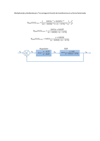 Discretización de funciones de transferencia BBR, FRR y Tustin | PDF