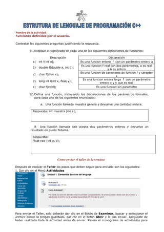 Ejercicio Lenguaje C | DOC | Programming Languages | Computing
