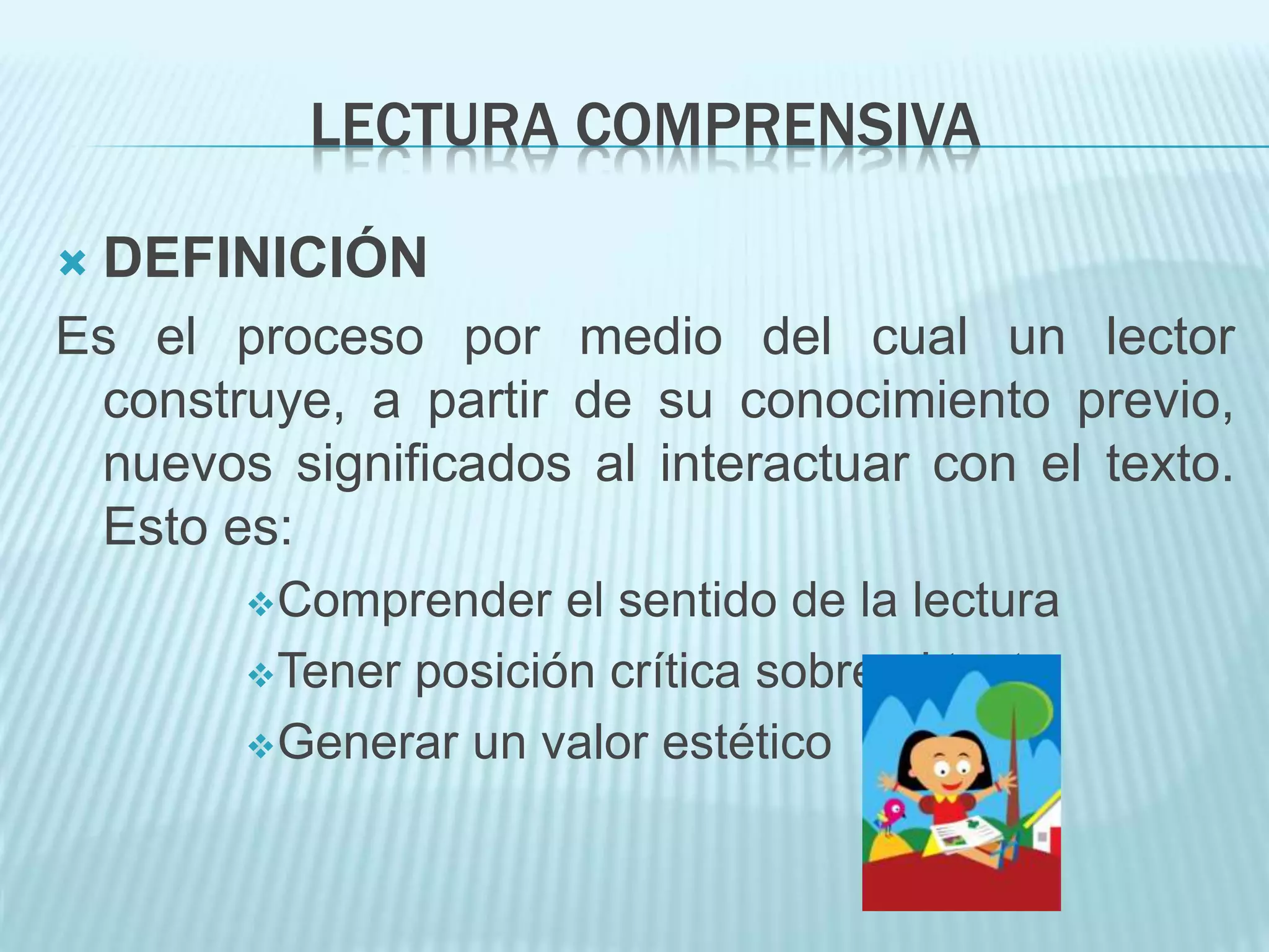LECTURA COMPRENSIVA Y VELOCIDAD LECTORA | PPTX