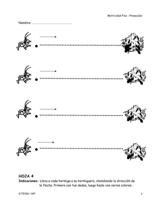 Ejercicio aprestamiento | PDF