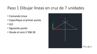 Ejercicio figuras coordenadas polares AUTOCAD 2D | PDF