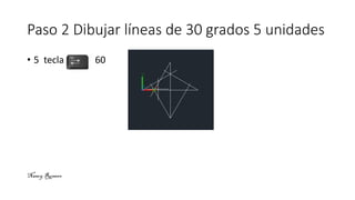 Ejercicio figuras coordenadas polares AUTOCAD 2D | PDF