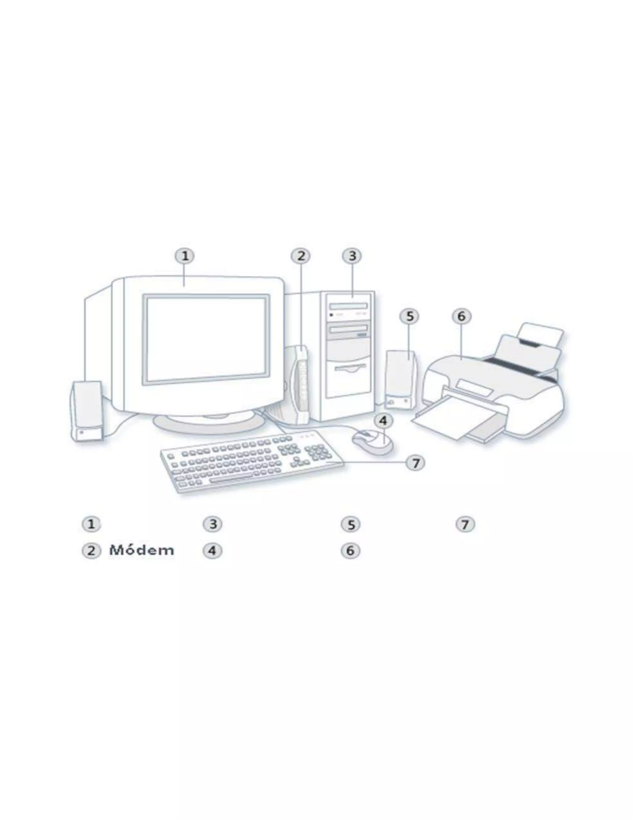Ejercicio de las partes de la computadoras | PDF