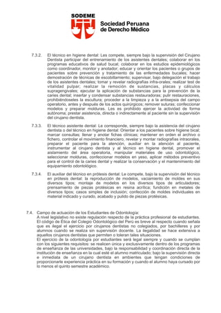 Ejercicio legal de la odontologia | PDF