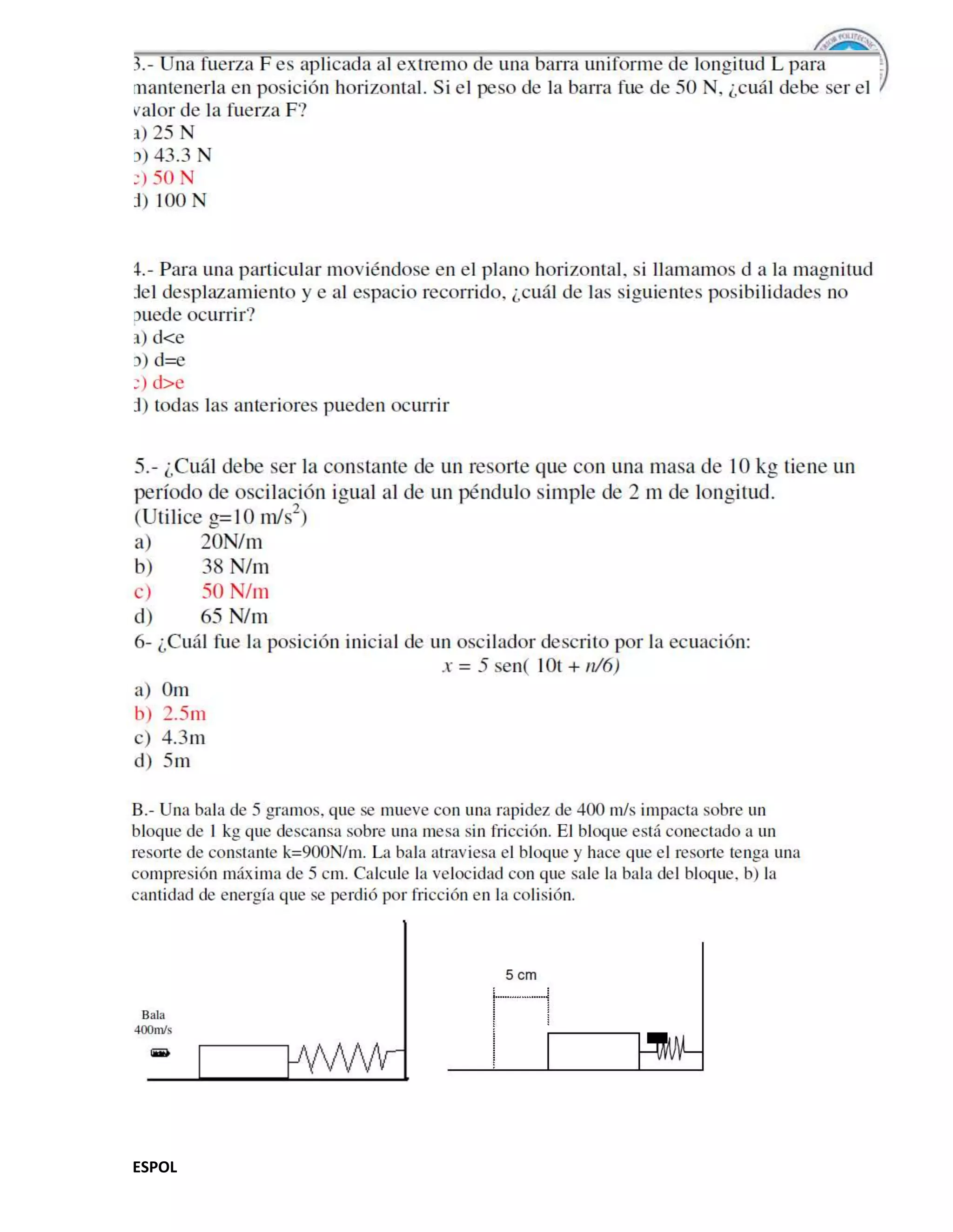 Ejercicio para mejoramiento de isica | DOCX