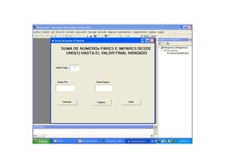 Ejercicios Visual Basic | PPTX
