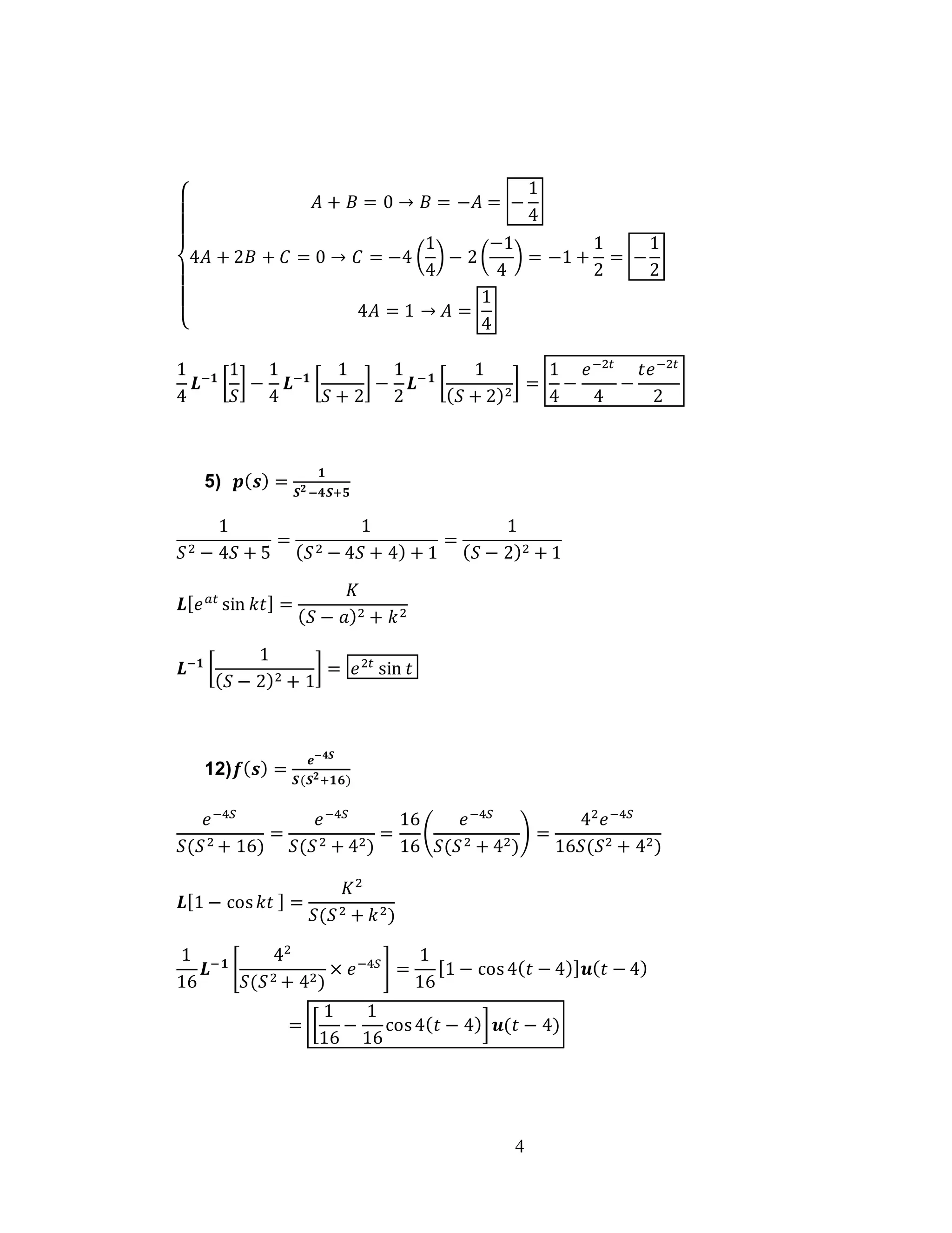 Transformada de Laplace | PDF