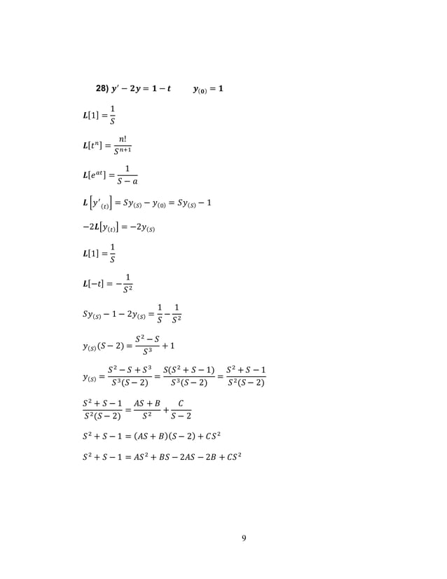 Transformada de Laplace | PDF