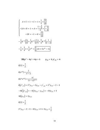 Transformada de Laplace | PDF