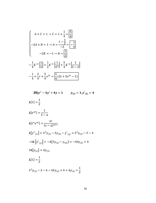 Transformada de Laplace | PDF