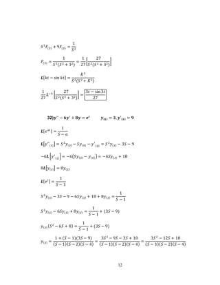 Transformada de Laplace | PDF