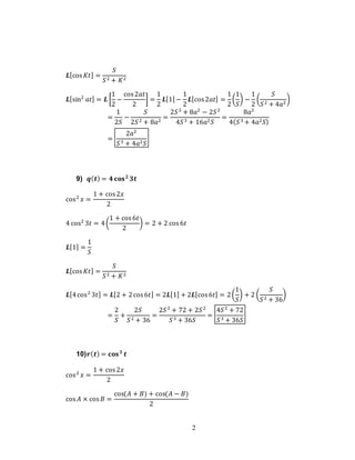 Transformada de Laplace | PDF