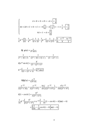 Transformada de Laplace | PDF