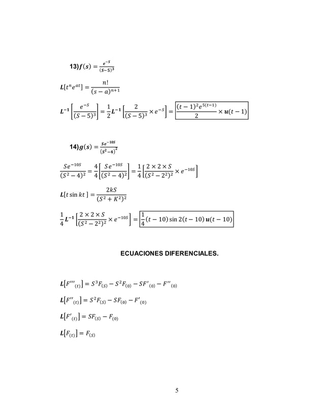 Transformada de Laplace | PDF