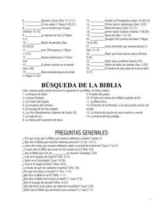 Ejercicios biblicos-i | PDF