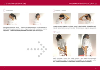 Ejercicios fisioterapia cervico dorsales | PDF